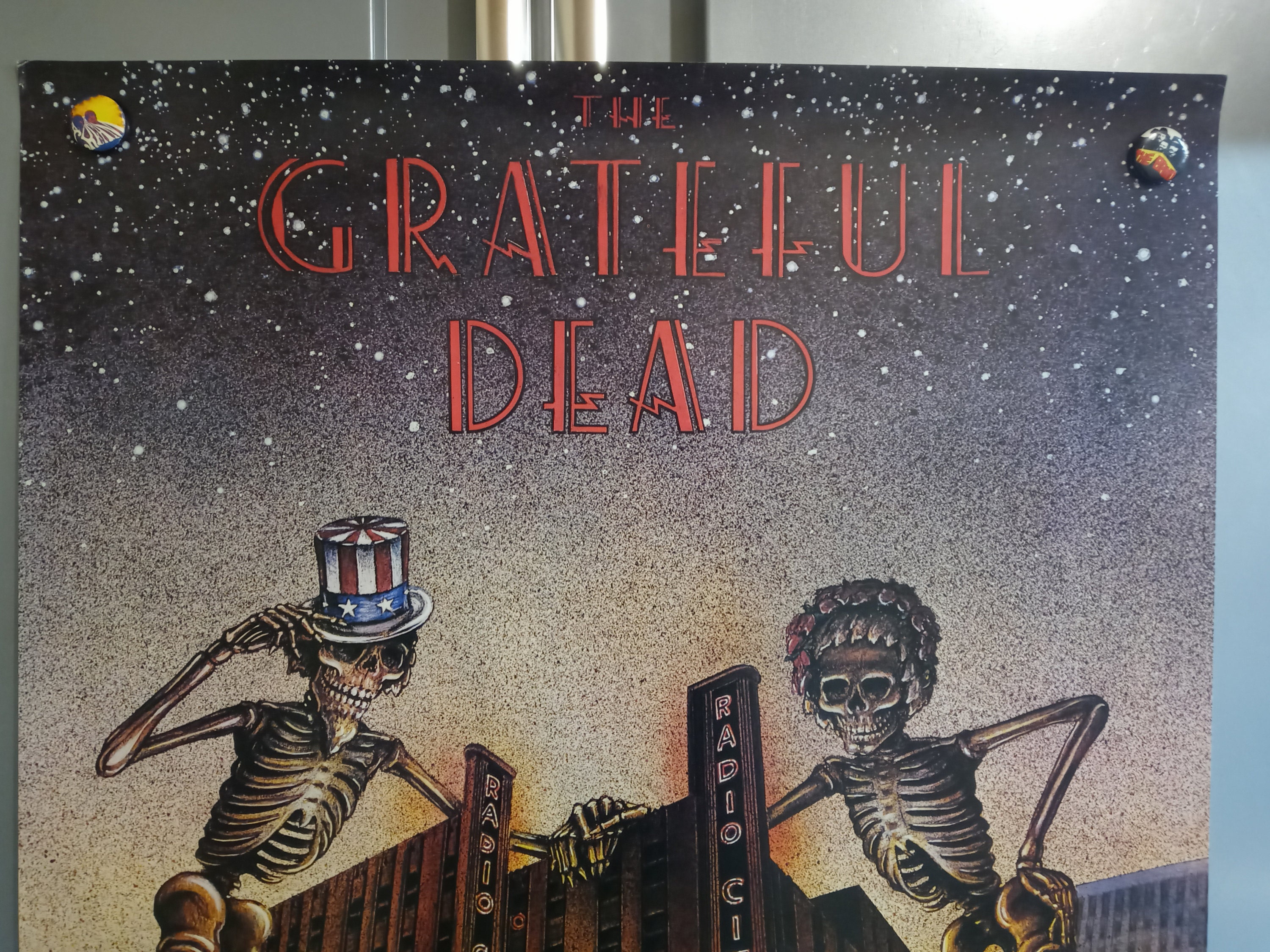 Poster Grateful Dead Radio City Music Hall 1980 Poster - Etsy
