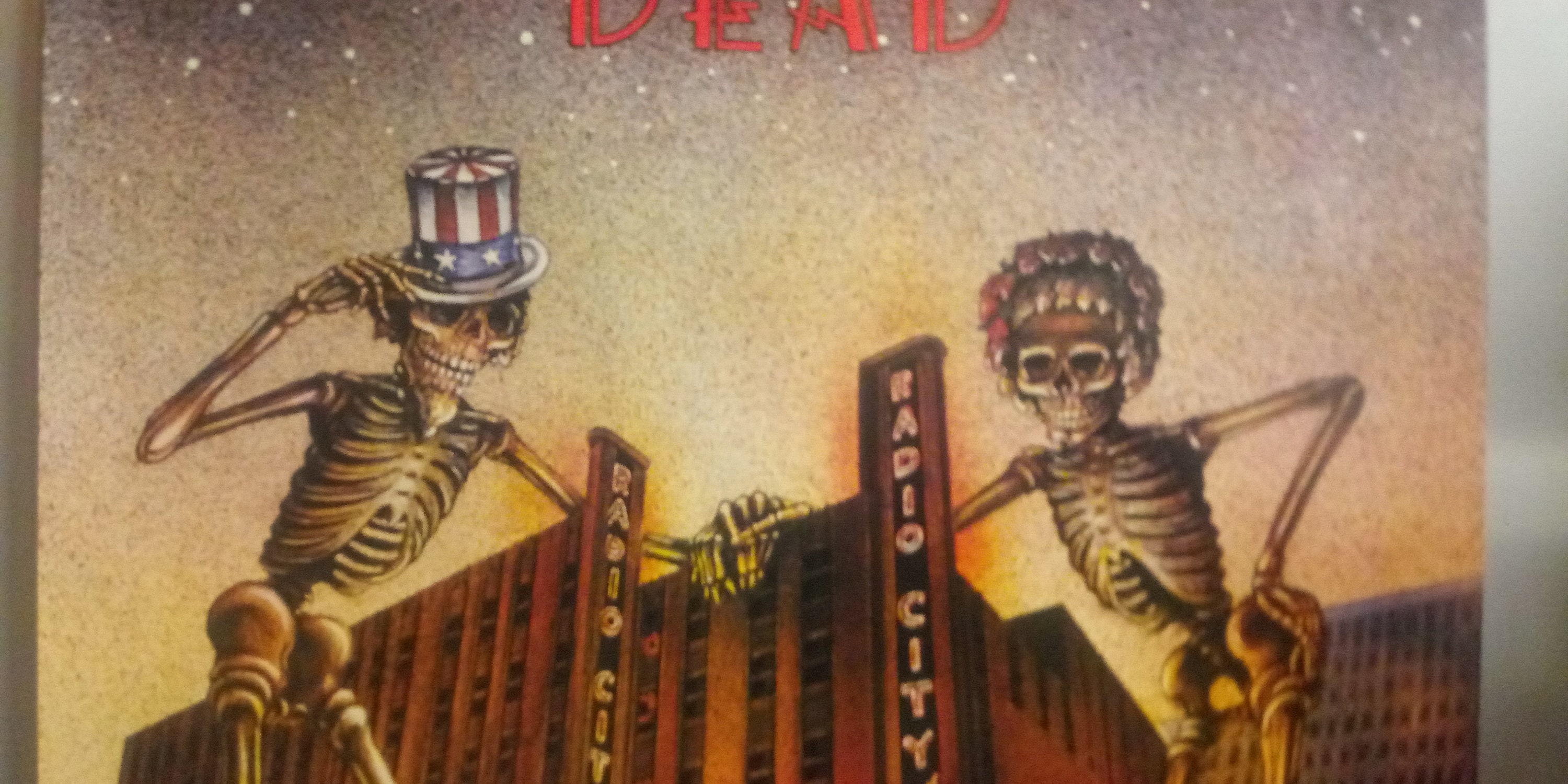 PoSter GratefuL Dead Radio CitY MuSic HaLL 1980 PoSter | Etsy