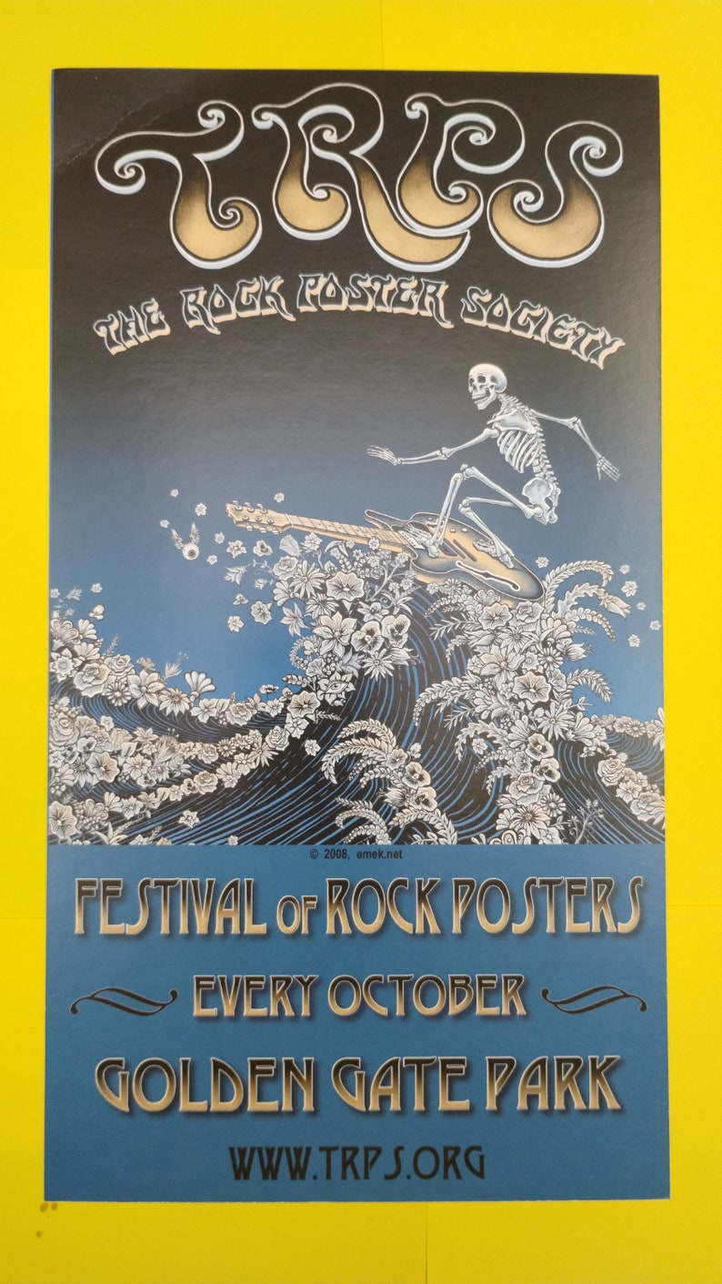 Handbill the Rock Poster Society 2017 Handbill - Etsy