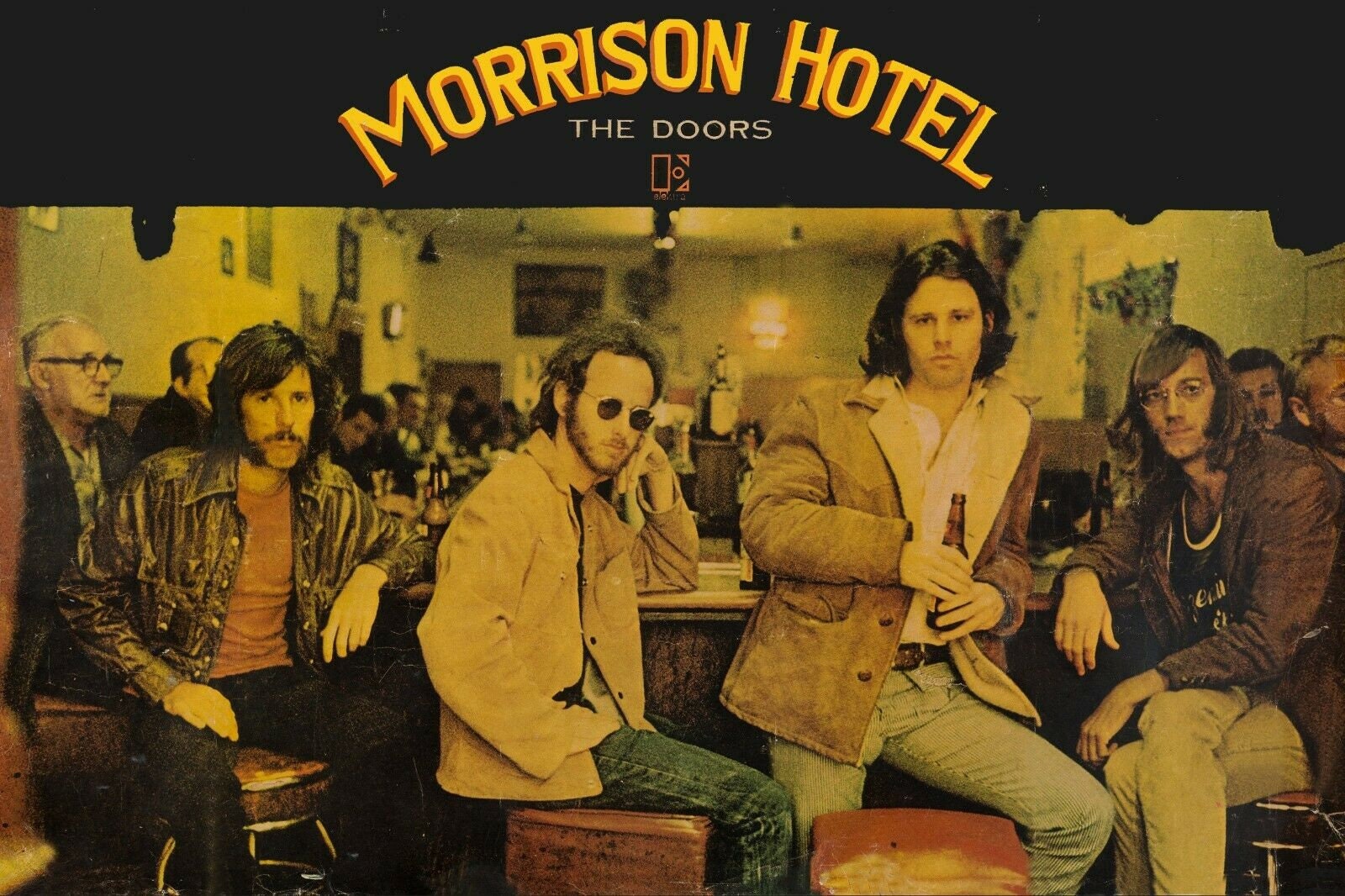 Key Chain Jim Morrison and the Doors Morrison Hotel Novelty Key Chain ...