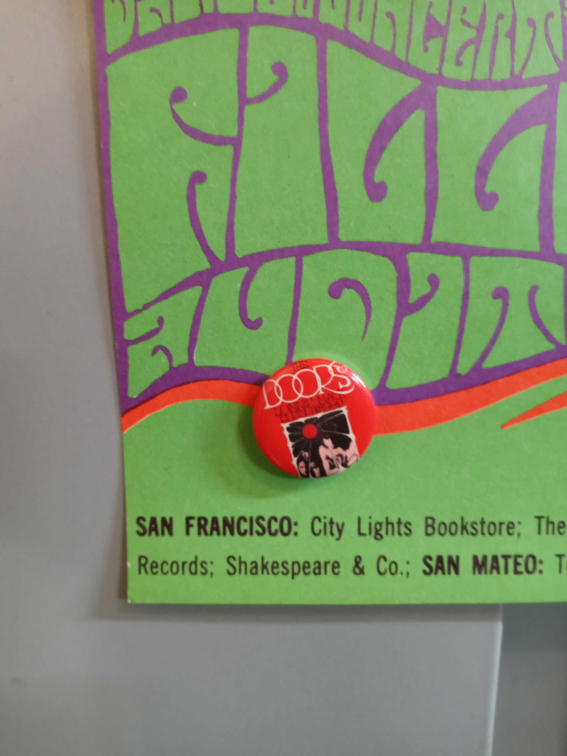 Poster Grateful Dead Junior Wells the Doors BG45 Bill Graham Fillmore ...