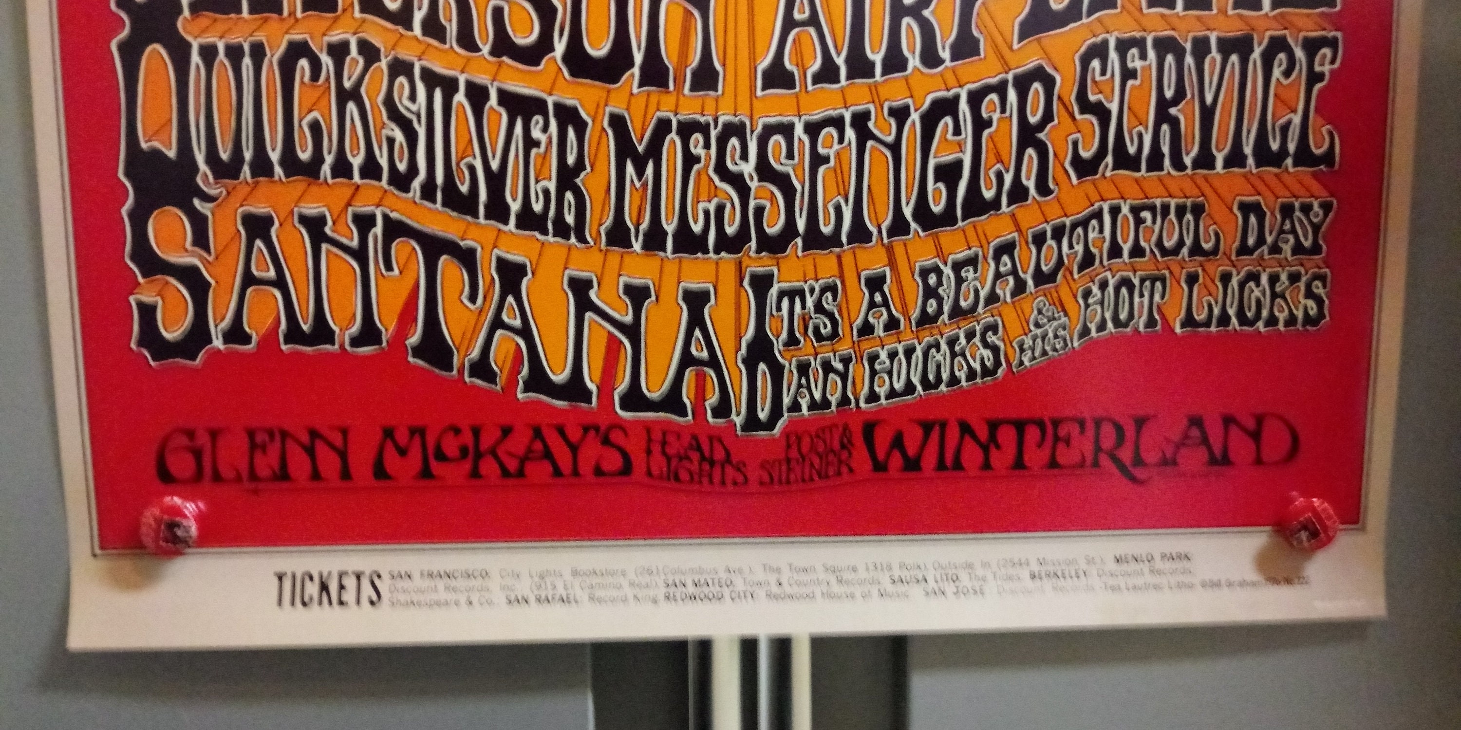 PoSter JeFFerSon AirpLane BG222 BiLL Graham WinterLand PoSter - Etsy España