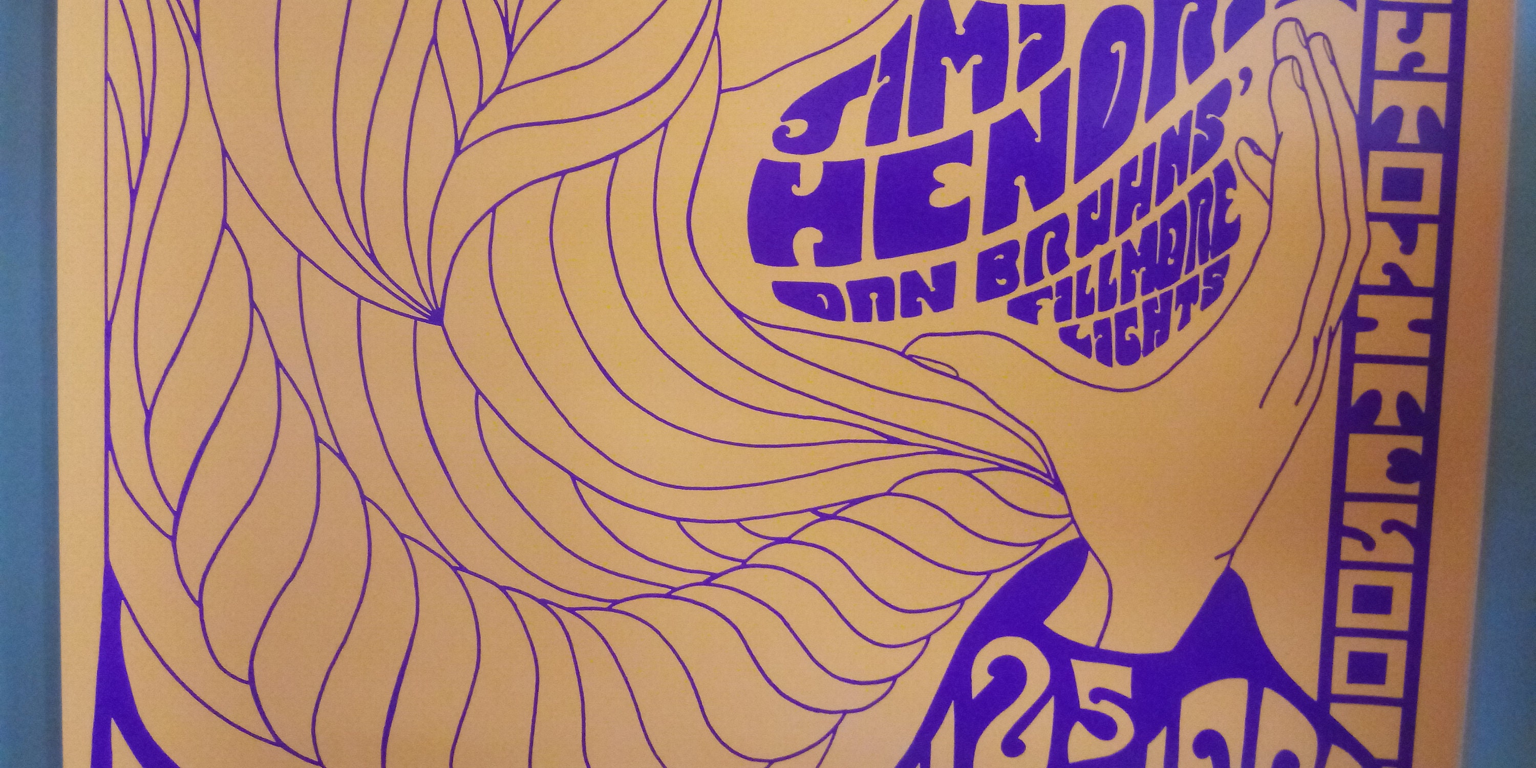 Poster Jefferson Airplane Jimi Hendrix BG69 Bill Graham Fillmore Poster ...