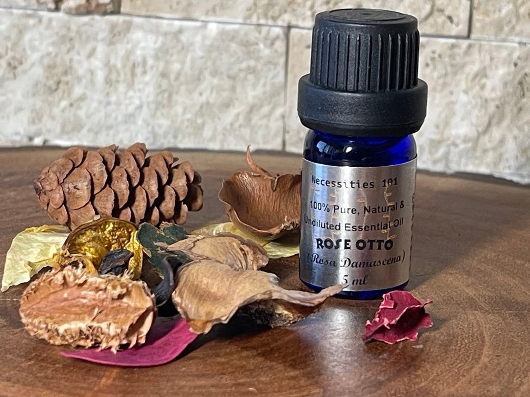 Damask Rose Otto Absolute Essential Oil. 100% Rosa Damascena Pure and ...