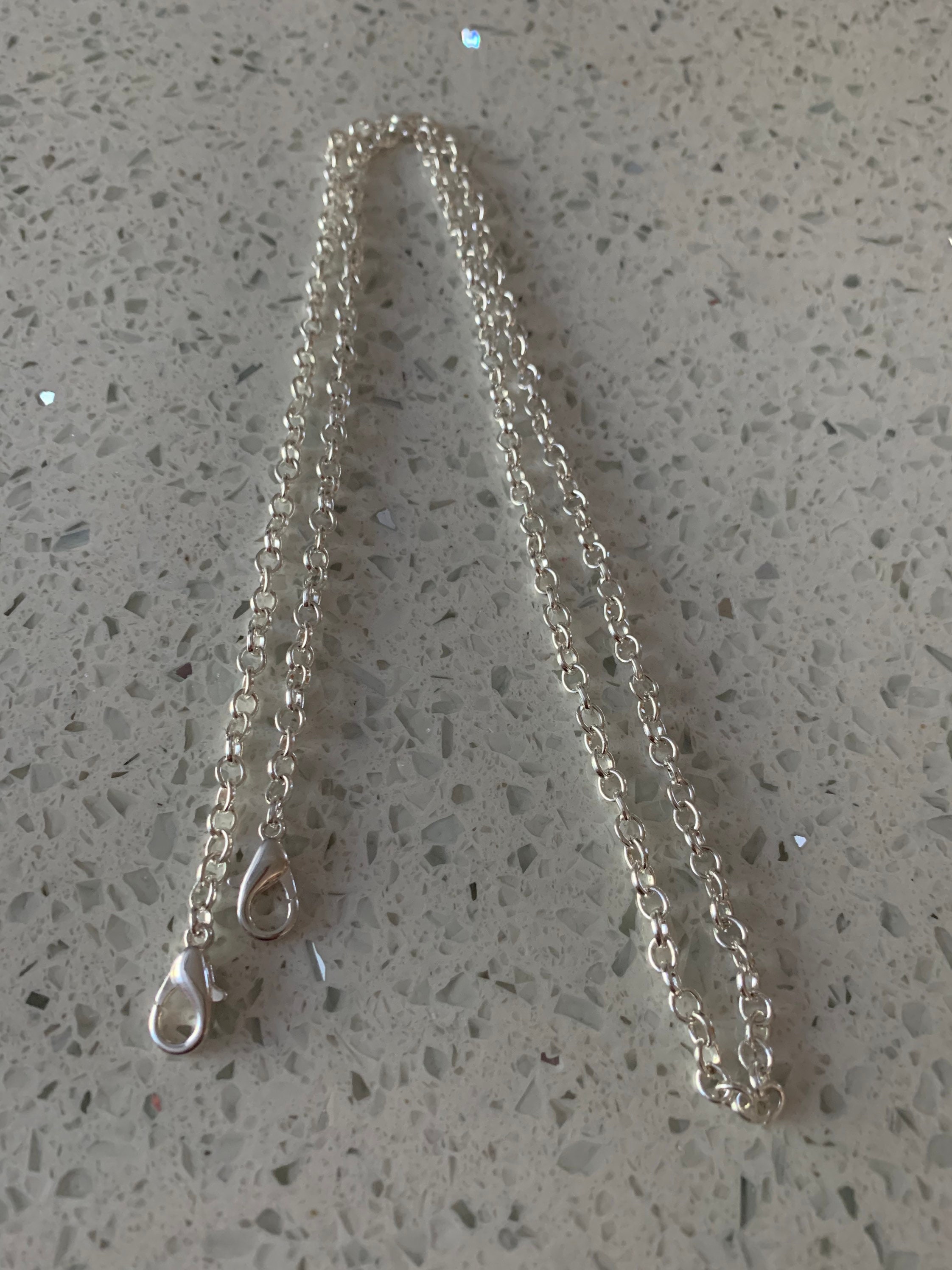 Gold or Silver Colored Metal Chain Mask Holder - Etsy