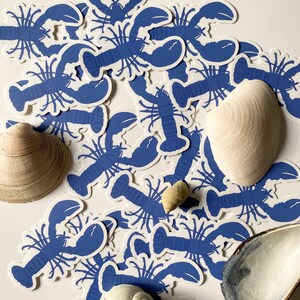 Blue Lobster Waterproof Sticker | Durable Vinyl Decal | Lobster ...