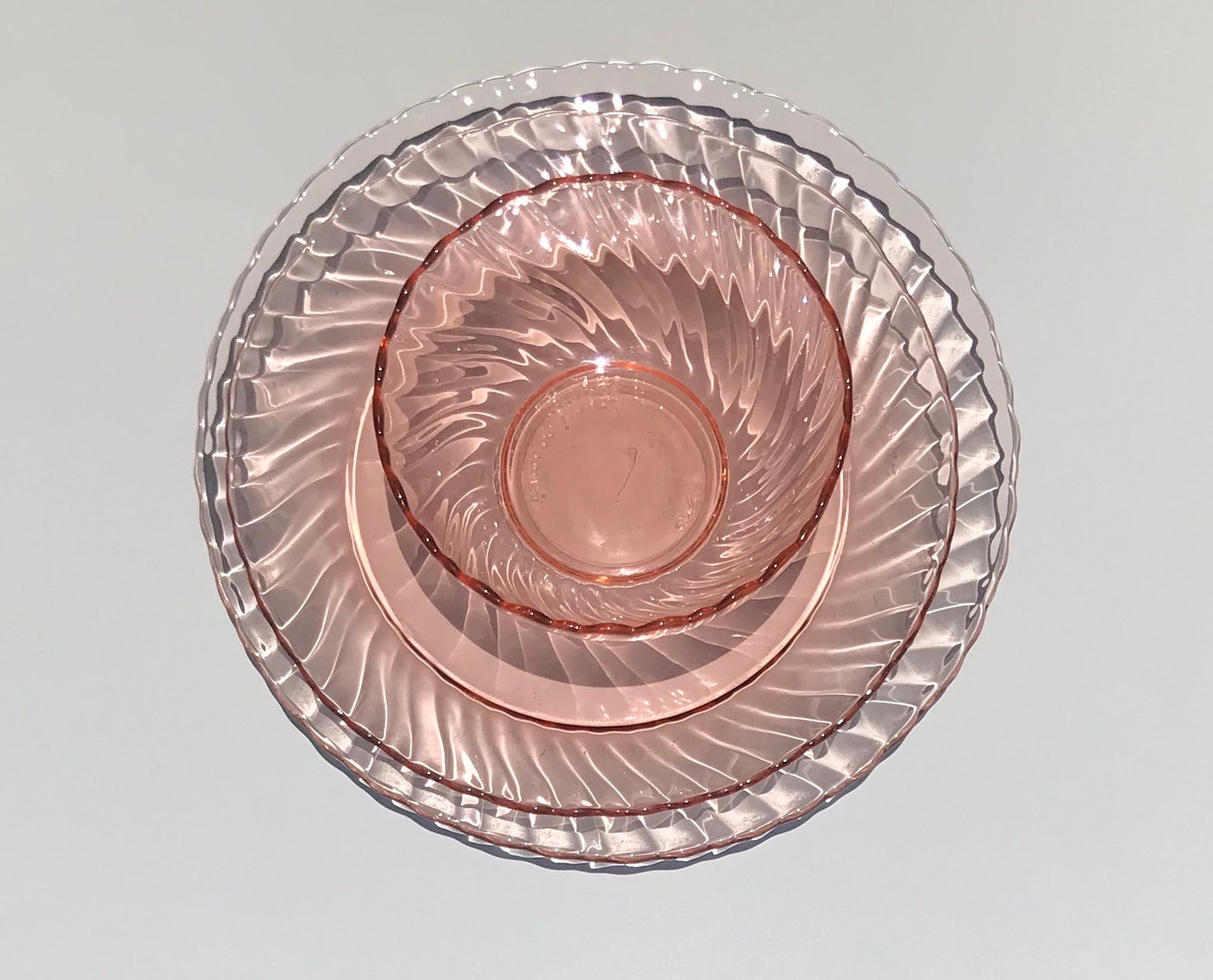 Luminarc Rosaline Set of 22 Pink Dinnerware Set - Etsy