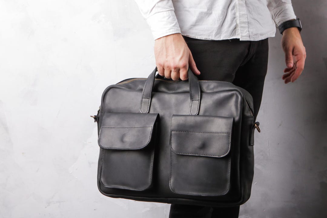 Mens Leather Briefcase,leather Bag for Men,leather Laptop Bag,leather ...