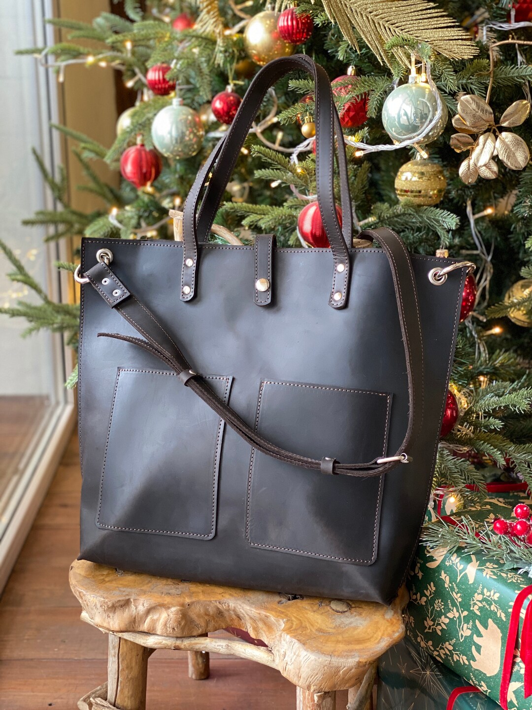 Leather Computer Bag,leather Tote Bag for Women,personalized Leather ...