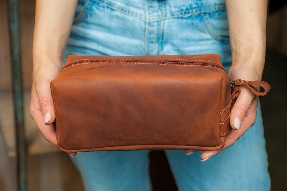 Dopp Kit Leather Dopp Kit Personalized Dopp Kitdopp Kit for | Etsy