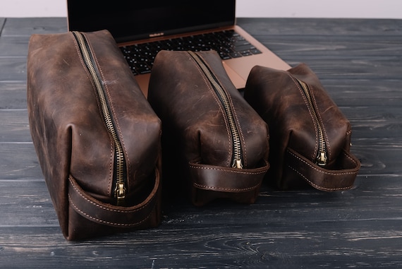 Mens Dopp Kit Groomsmen Dopp Kit Personalized Dopp Kit Small | Etsy