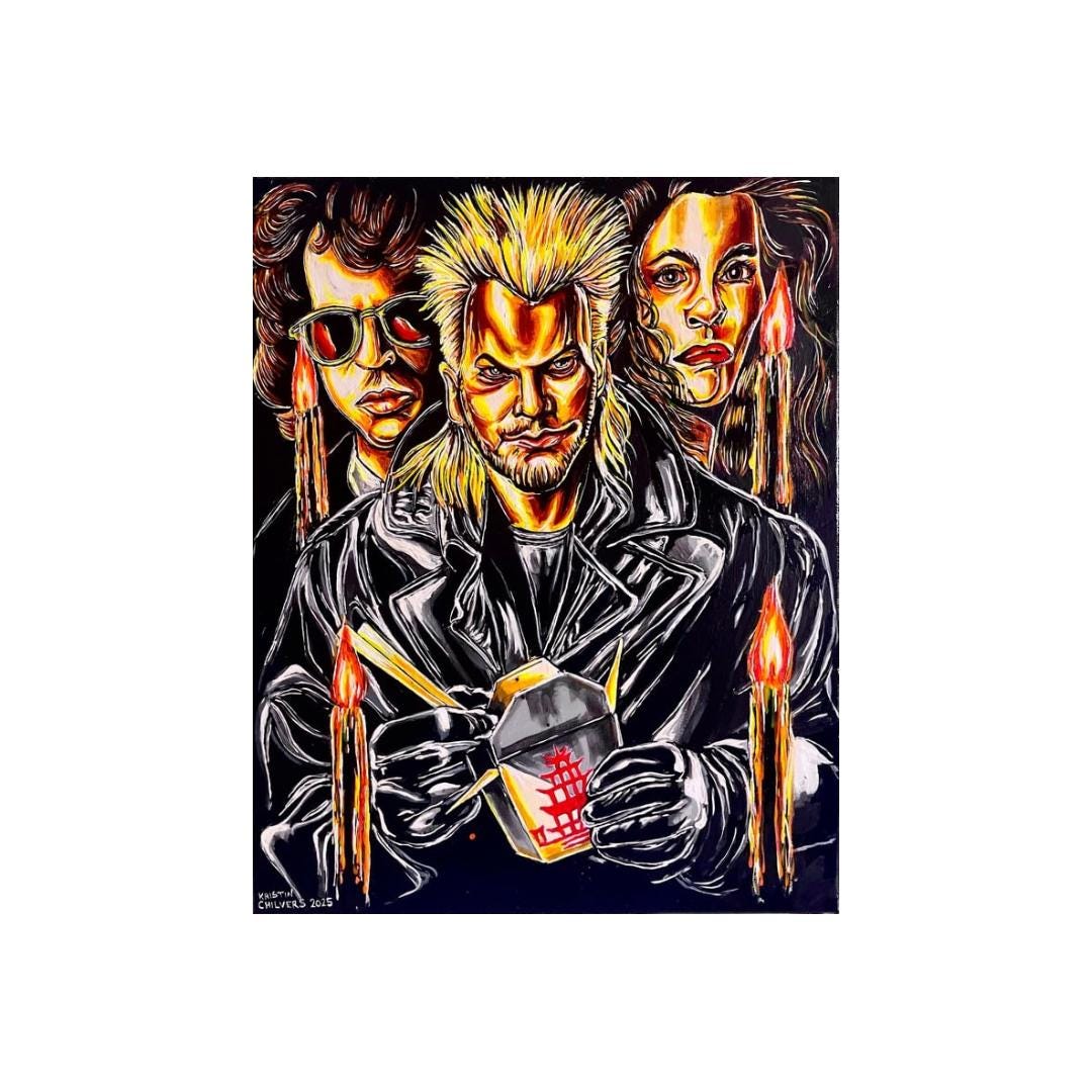 Neon Lost Boys Black Light Acrylic Painting - Etsy