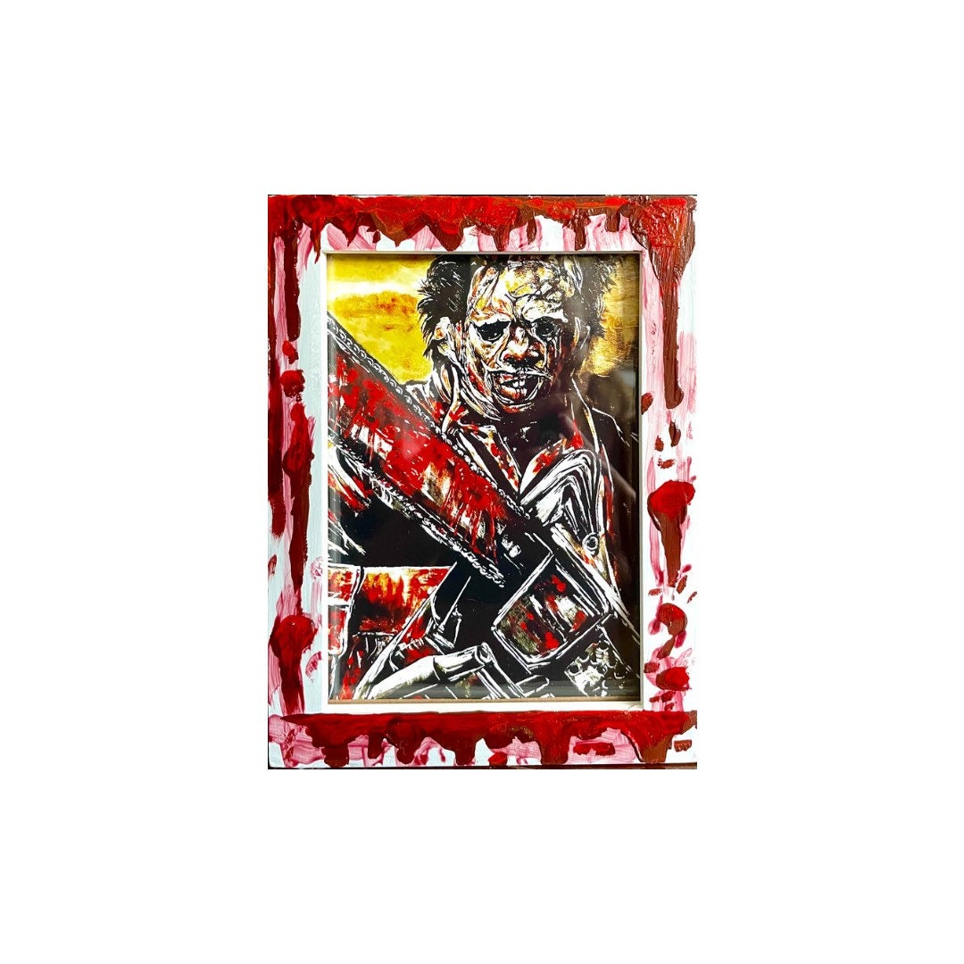Leatherface Framed Print - Etsy New Zealand