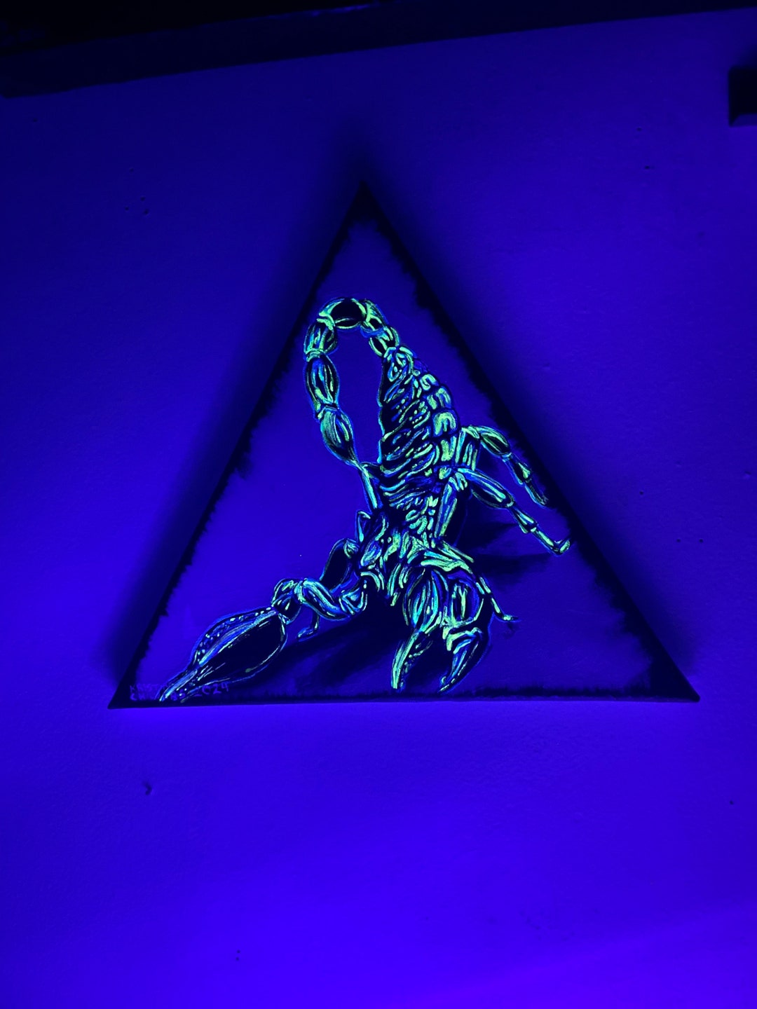 Neon Scorpion Painting - Etsy