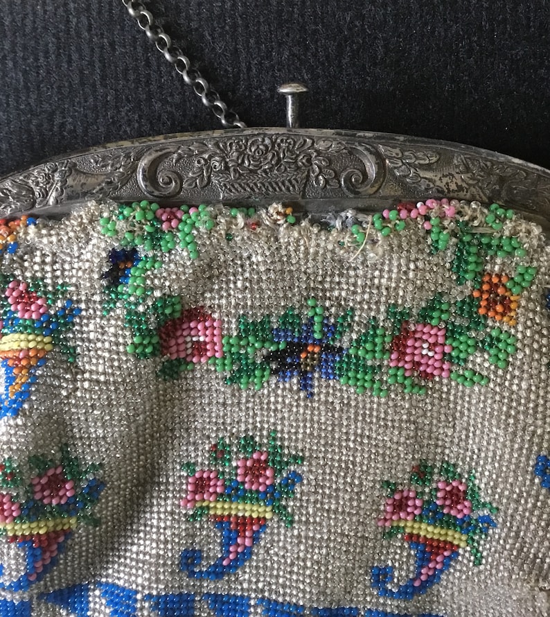 Antique Victorian Beaded Purse - Etsy