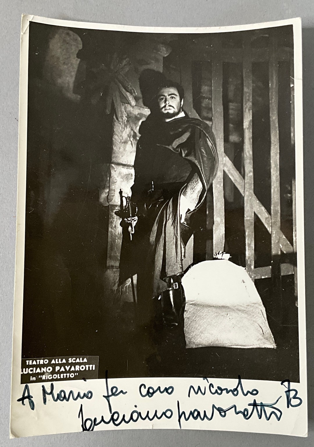 Original Autograph by Luciano Pavarotti - Etsy