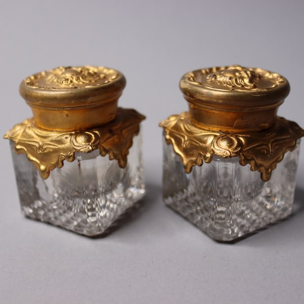 Antique Inkwells - Etsy