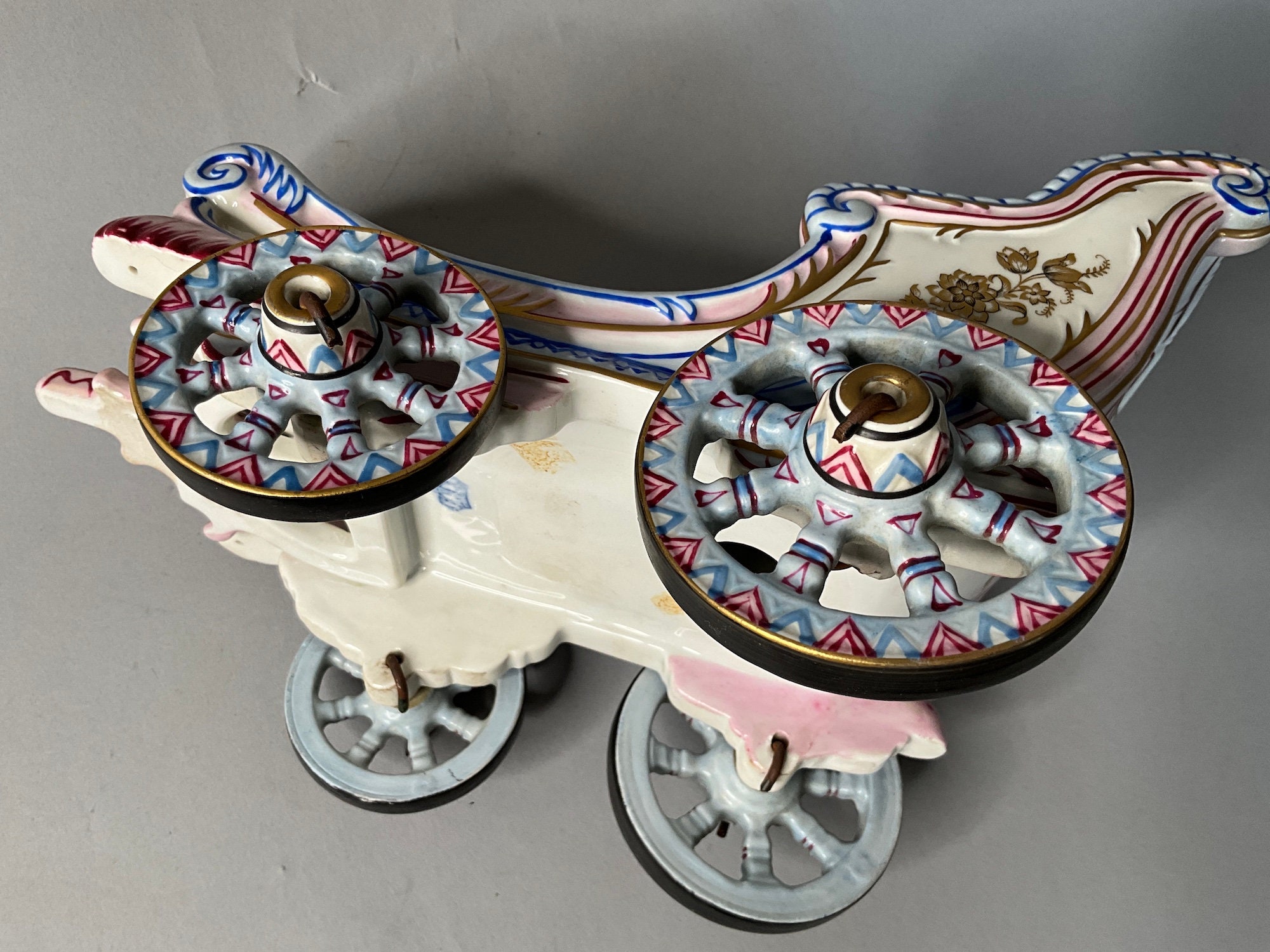 Vintage Porcelain Rococo Carriage - Etsy