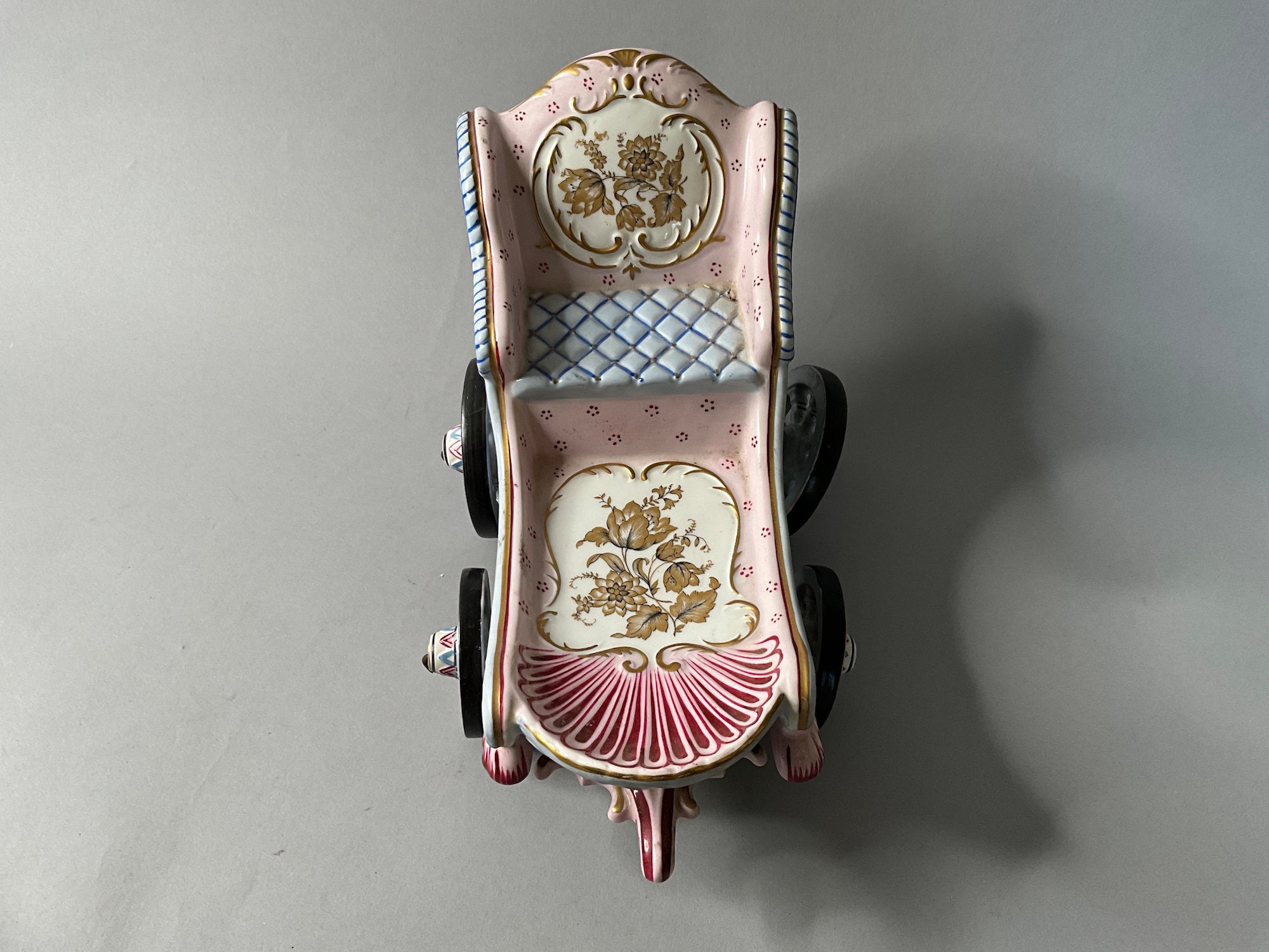 Vintage Porcelain Rococo Carriage - Etsy