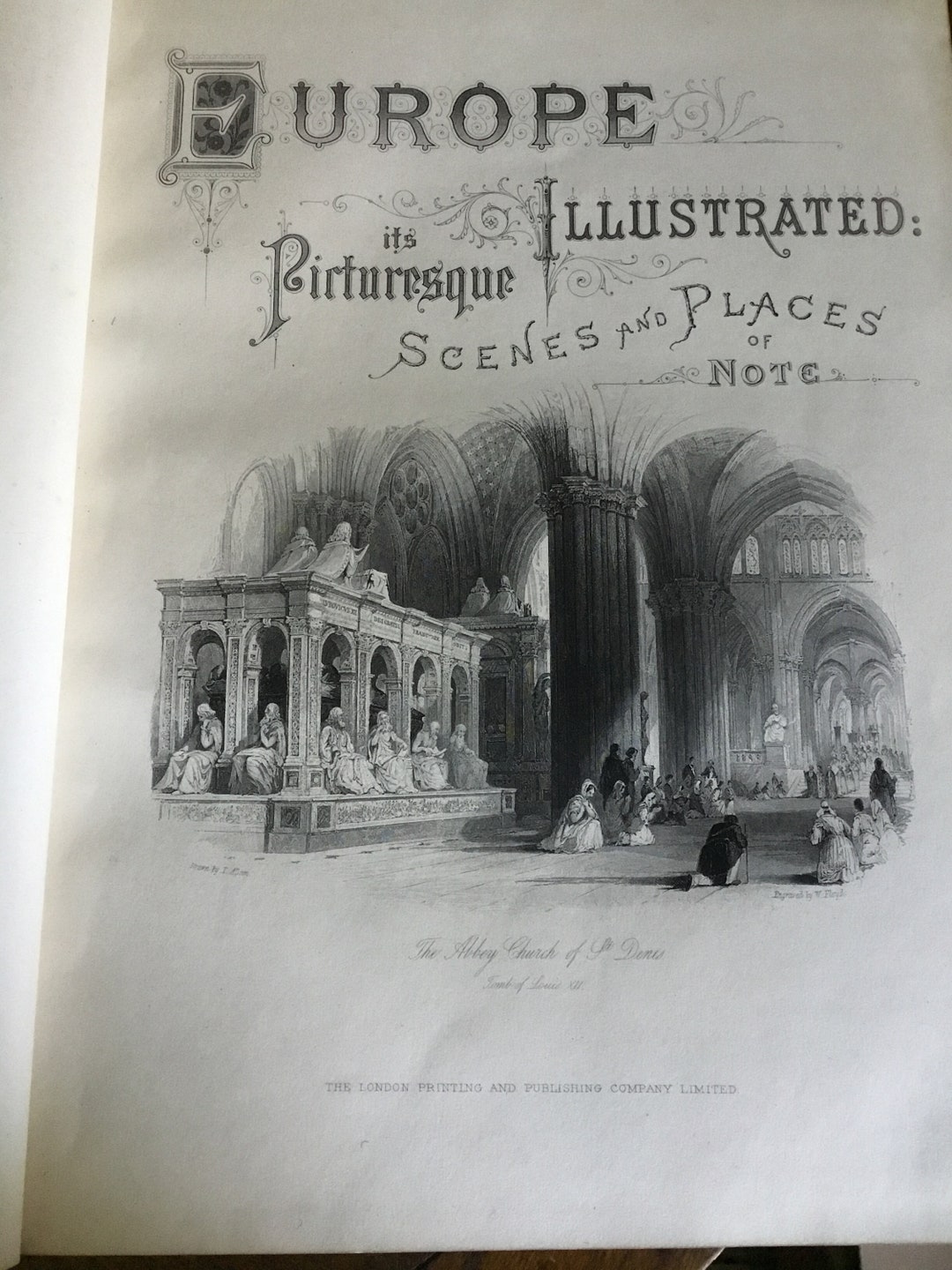 Europe Illustrated by John Sherer - 1876- Vol I and II - Etsy