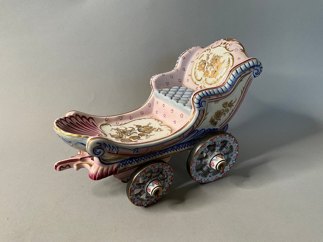 Vintage Porcelain Rococo Carriage - Etsy