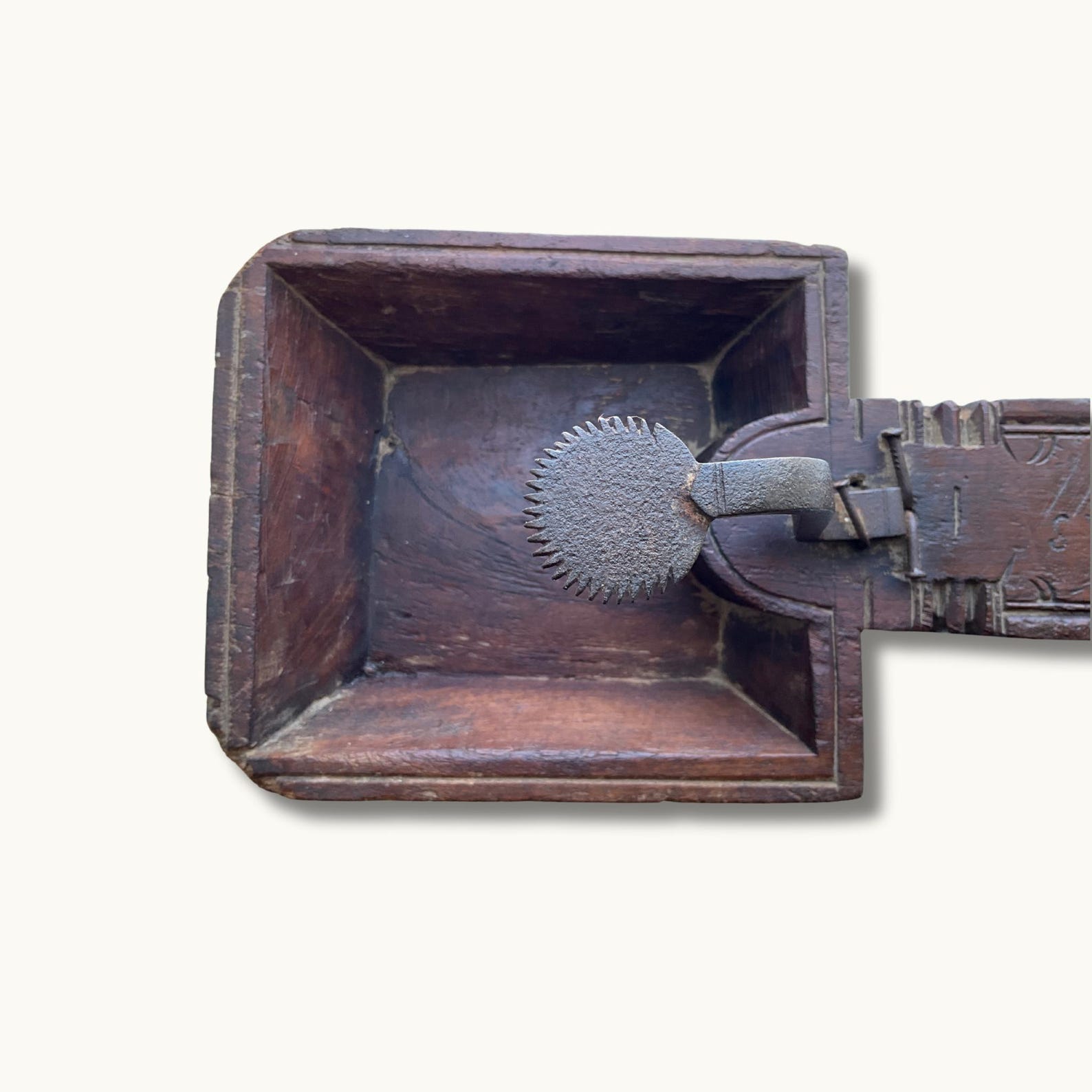 Antique Carved Wood Coconut Scraper From Tamil Nadu India - Etsy