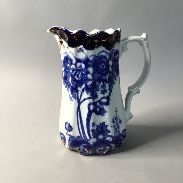 Flow Blue Pitcher - Etsy