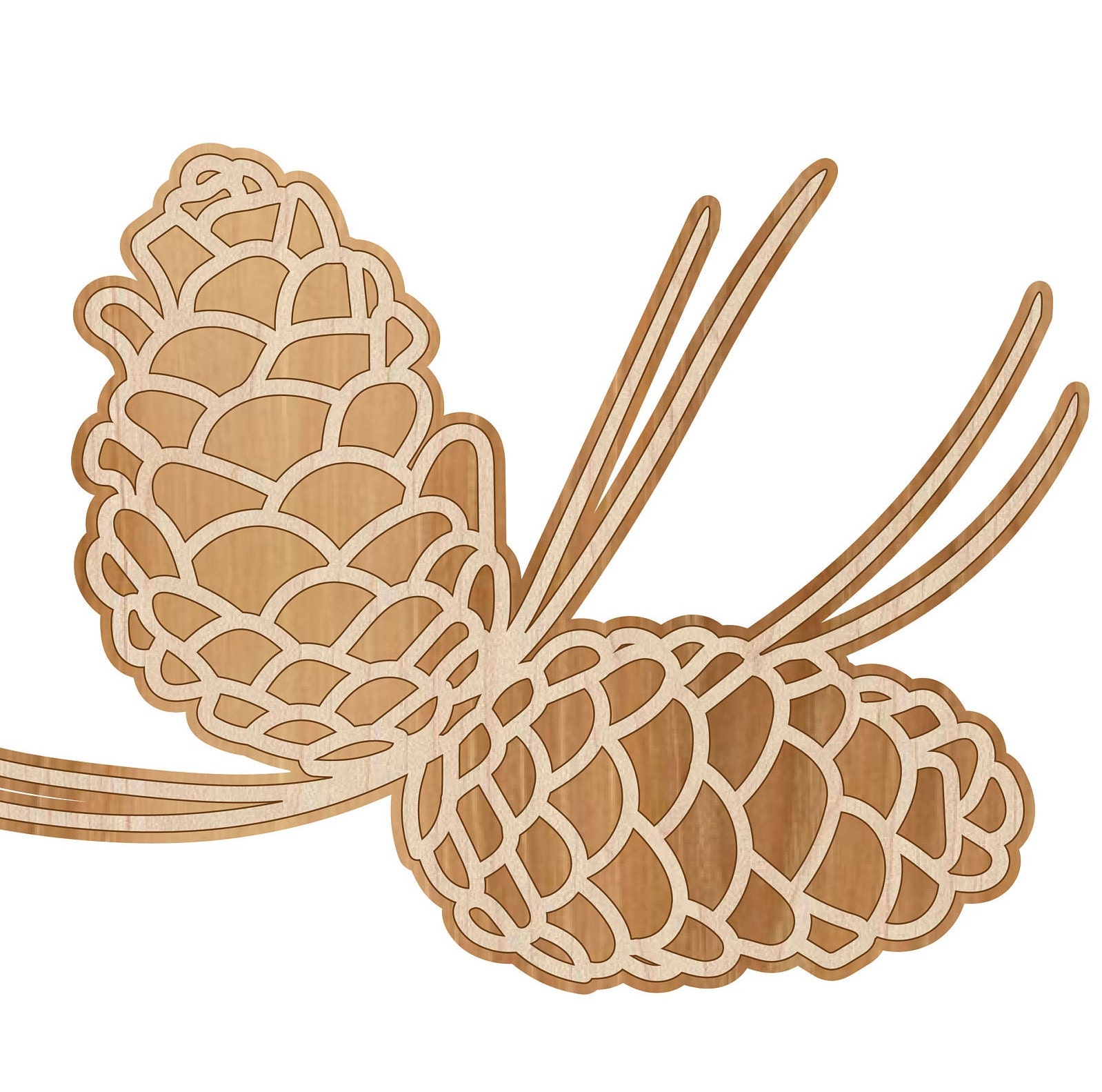 Pinecones Layered Cut File, Laser Cut Pinecones, Svg Pinecones - Etsy