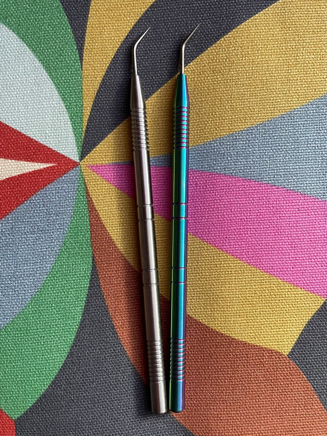 Stainless Steel Swoosh/swipe/comma Stroke Tool | Angled Dotting Tool ...