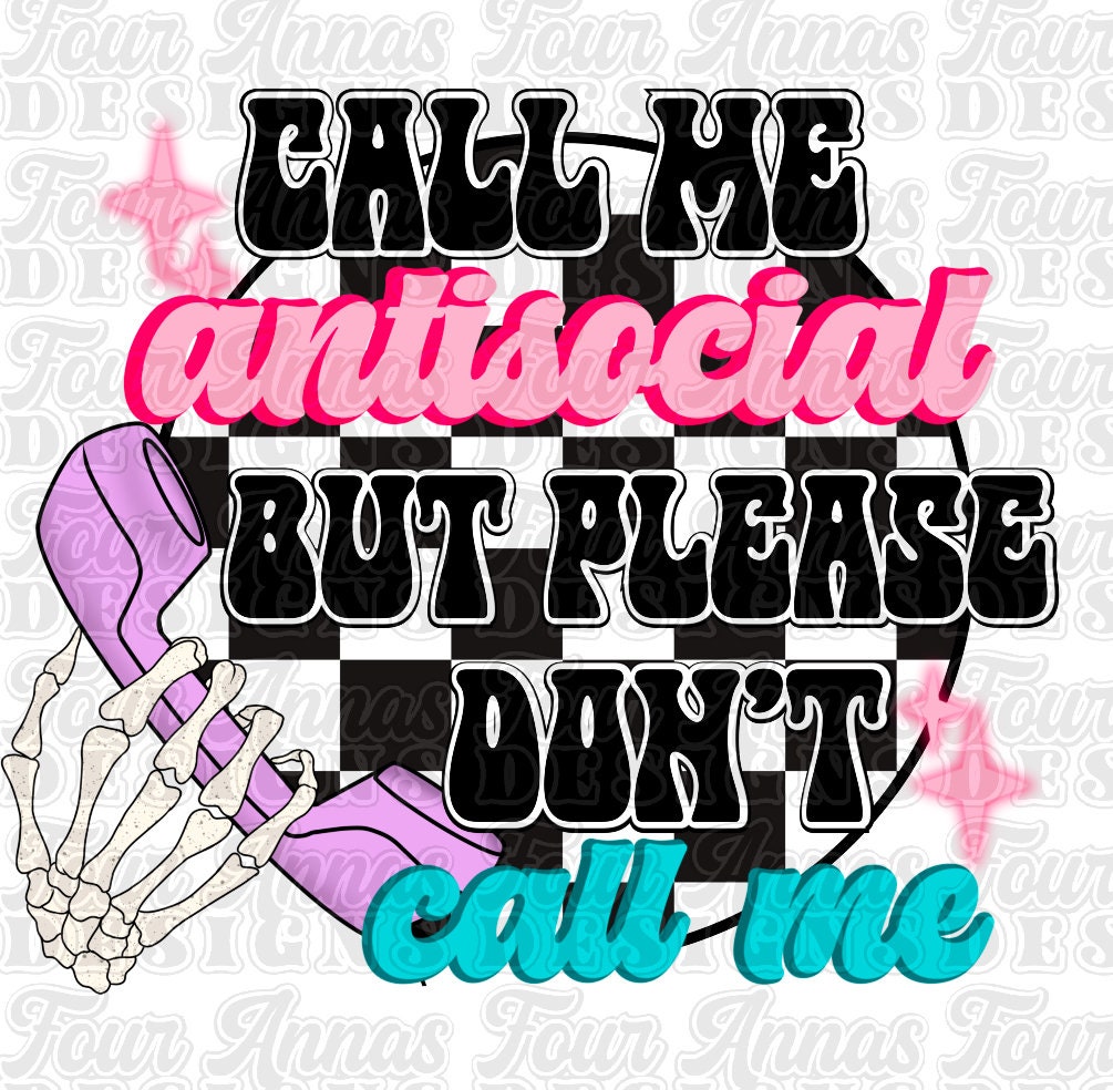 Antisocial, Dont Call Me, Retro, Trending, Era, Gothic, Retro, Boho ...