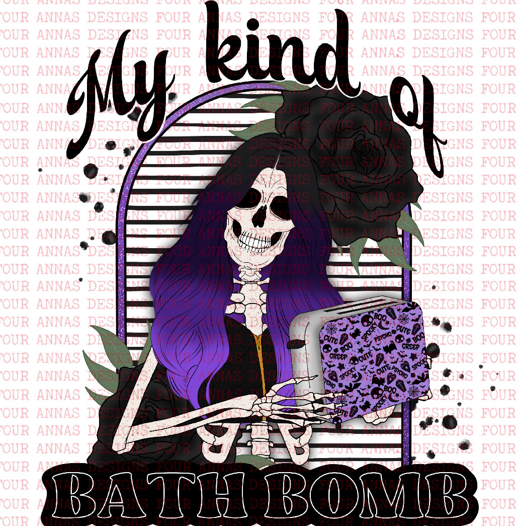 Toaster, Bath Bomb, Dark Humor, Skull, Floral, Gothic, Retro, Boho ...