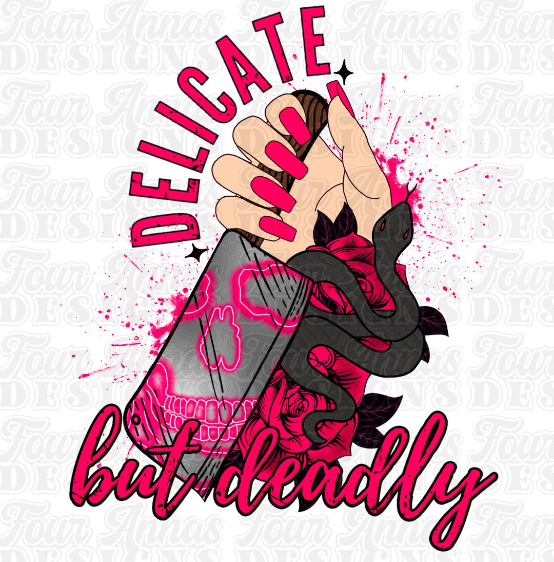 Delicate, Deadly, Hatchet, Skull, Floral, Gothic, Retro, Boho ...