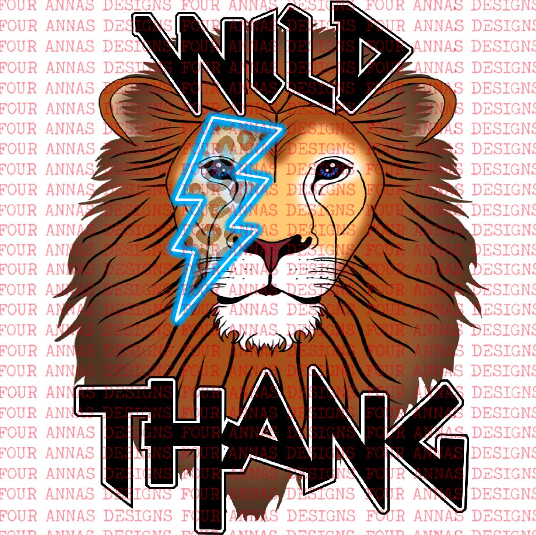 Wild Thang Leopard Print Lion Animal Retro Boho - Etsy