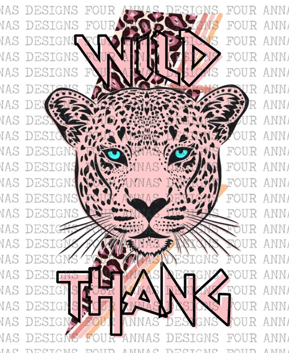 Wild Thang Retro Boho 90s Vintage Leopard Lightening - Etsy