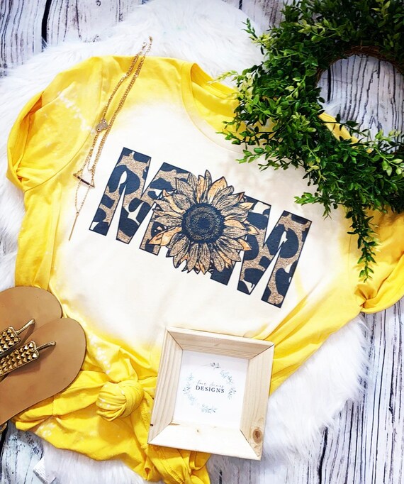 Sunflower mom shirt sunflower mother mama Mothers Day | Etsy