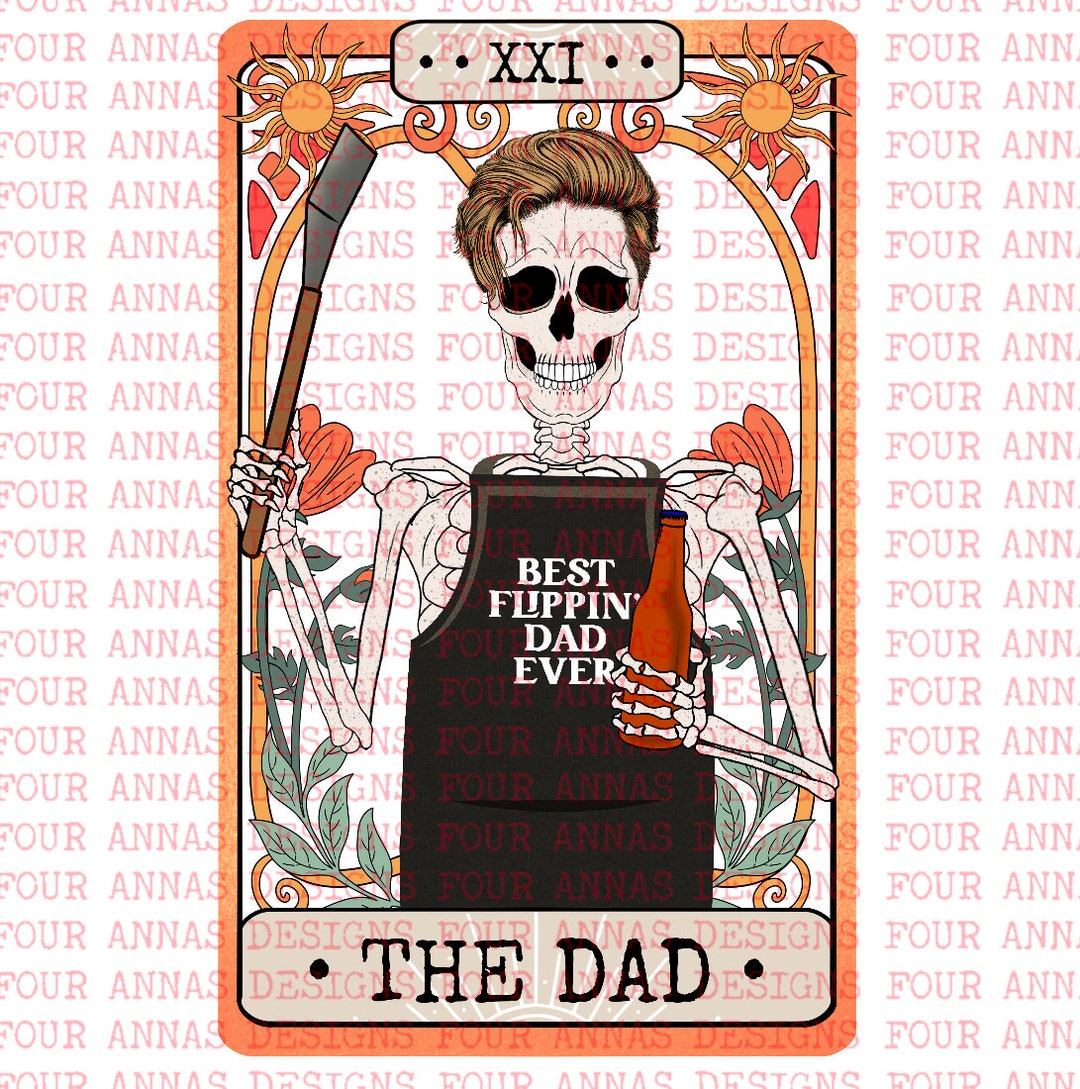 The Dad, Tarot, Spooky, Father, Father’s Day, Retro, Sublimation ...