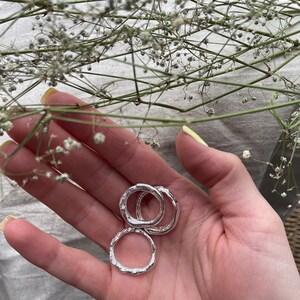 Recycled Earth Ring | Molten Ring | Molten Silver | Handmade | Organic ...