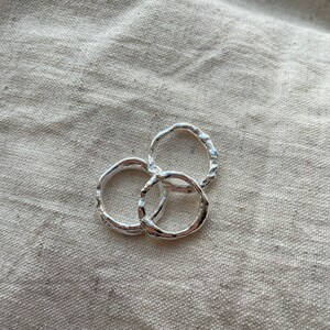 Recycled Earth Ring | Molten Ring | Molten Silver | Handmade | Organic ...