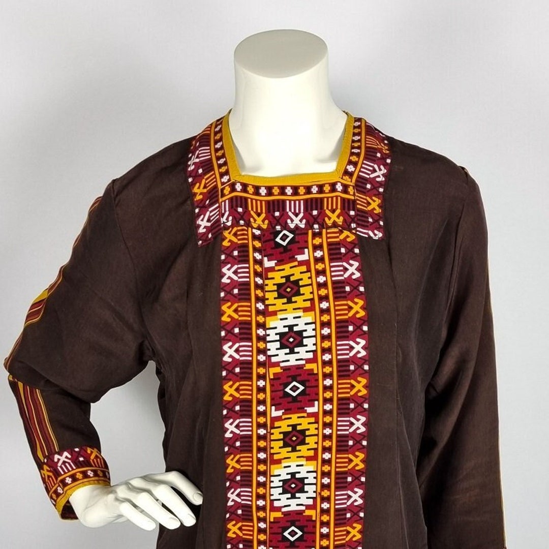Vintage Kaftan Robe From Turkmenistan - Etsy