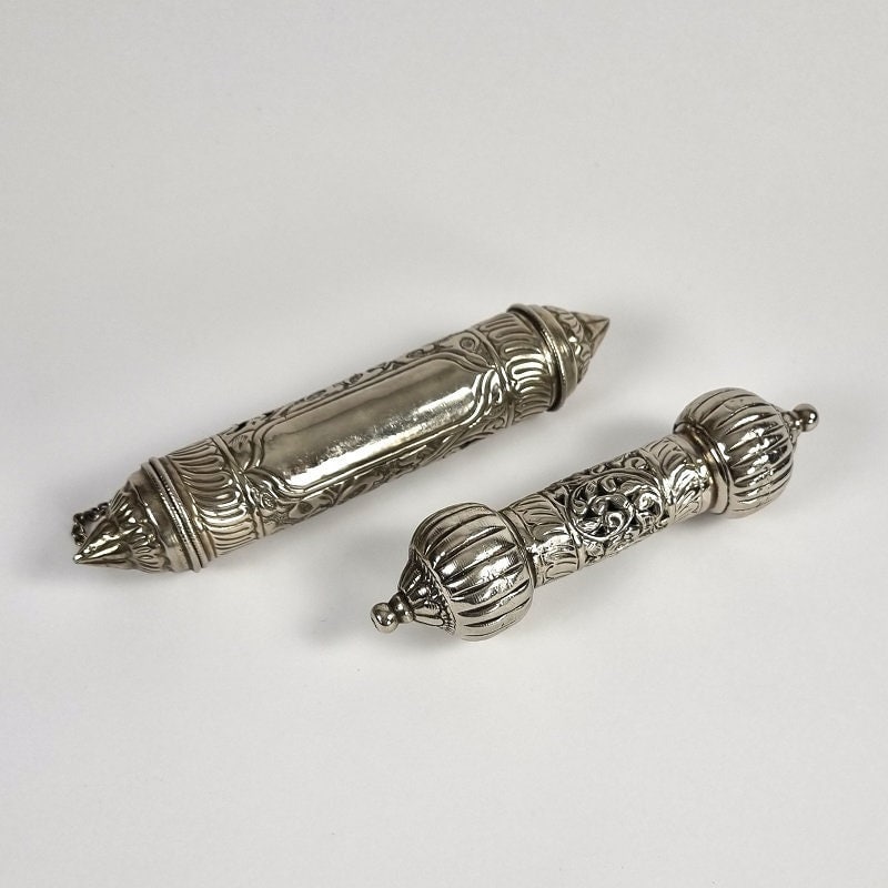 Oriental Brass Parchment Scroll Holder Marriage Certificate - Etsy