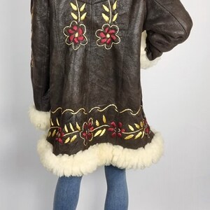 Glittery Glow Vintage Afghan Penny Lane Coat - Vintage Sheepskin Coat ...