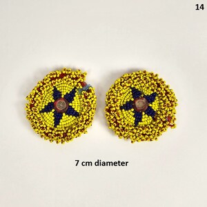 Pair of Vintage Kuchi Embellishment Patch Afghan Sew-on Application ...