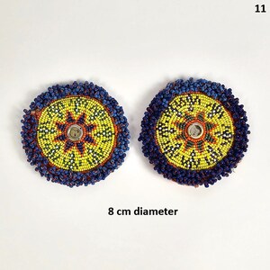 Pair of Vintage Kuchi Embellishment Patch Afghan Sew-on Application ...