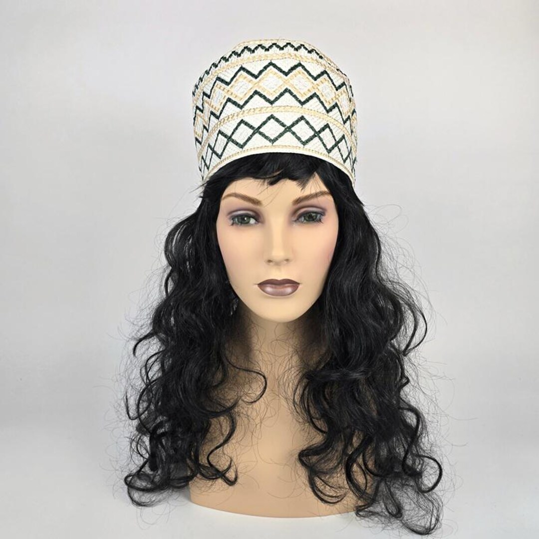 Embroidered Kufi Hat: Oman Style Arabic Cotton Cap - Etsy