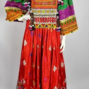 Vintage Handmade Kuchi Dress With Beadwork and Traditional Embroidery ...