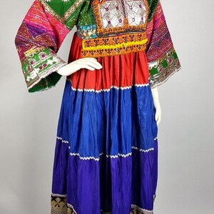 Vintage Handmade Kuchi Dress With Beadwork and Traditional Embroidery ...