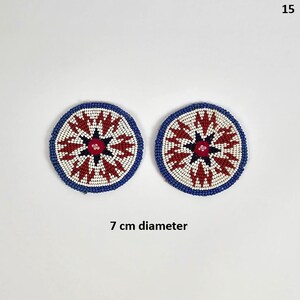 Pair of Vintage Kuchi Embellishment Patch Afghan Sew-on Application ...