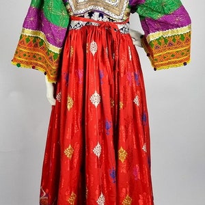 Vintage Handmade Kuchi Dress With Beadwork and Traditional Embroidery ...
