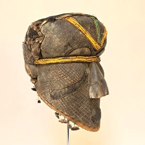 RARE: Antique African Ancestral Wooden Mask Authentic Congo/rwanda Area ...