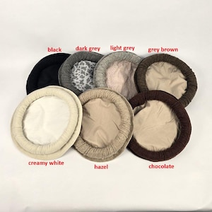 Traditional Grey Woollen Pashtun Pakol Hat - Pakul Winter Hat - Gender ...